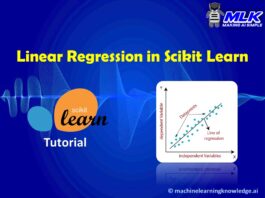 Linear Regression in Python Sklearn with Example - MLK - Machine Learning Knowledge