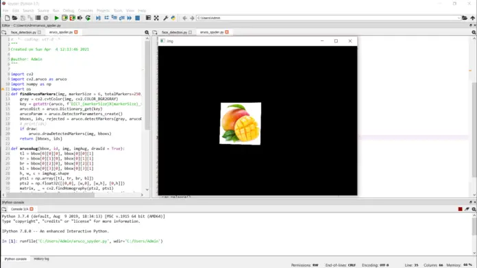 Augmented Reality Using Aruco Marker Detection With Python Opencv Mlk Machine Learning Knowledge 4135