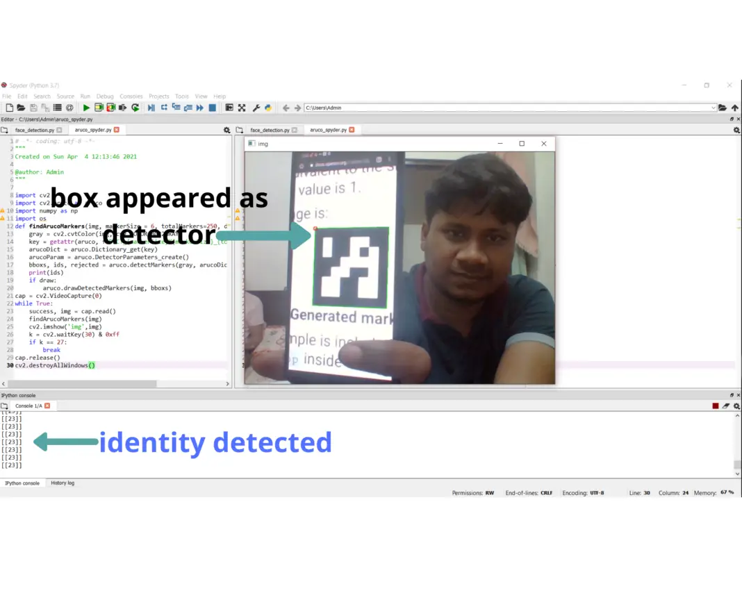 Augmented Reality Using Aruco Marker Detection With Python Opencv Mlk Machine Learning Knowledge 7267