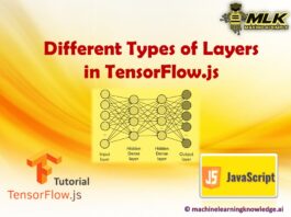 Different Types of Layers in Tensorflow.js - MLK - Machine Learning Knowledge