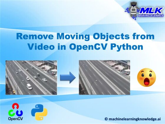 Remove Moving Objects from Video in OpenCV Python using Background ...