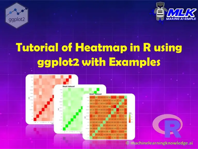 Tutorial for Heatmap in ggplot2 with Examples - MLK - Machine Learning Knowledge