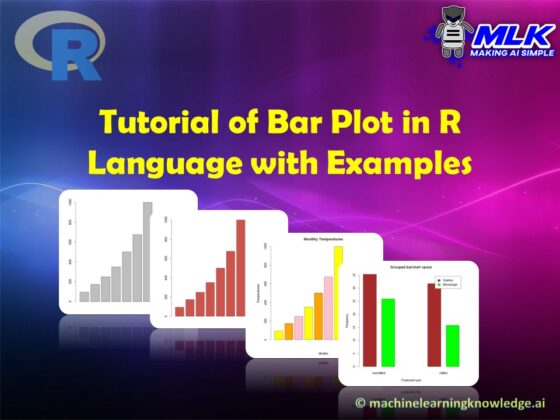 Tutorial of Barplot in Base R Programming Language - MLK - Machine Learning Knowledge