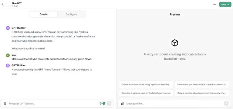 9 Steps : Create Your Custom GPT with GPT Builder for GPT Store - MLK ...